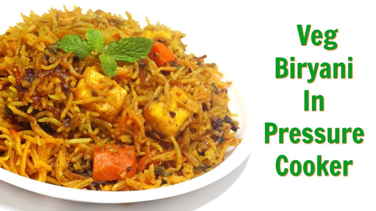 Veg Biryani in Pressure Cooker - Kabitaskitchen - Kabita's Kitchen